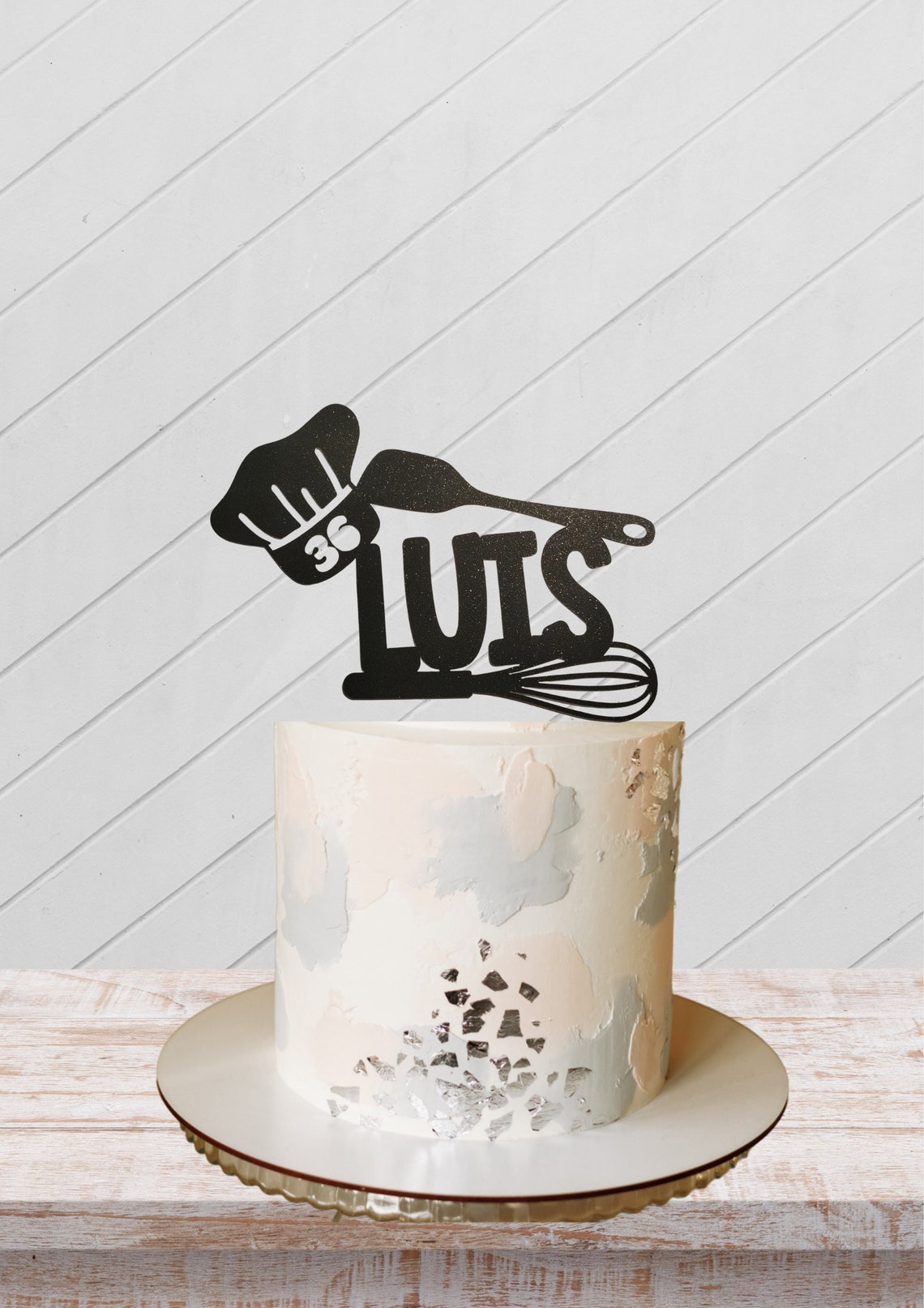 Customs Chef Cake Topper Cake Decoration Birthday Cake - Etsy