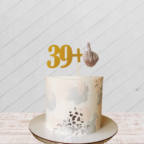 Middle Finger Birthday Cake Topper - Etsy UK