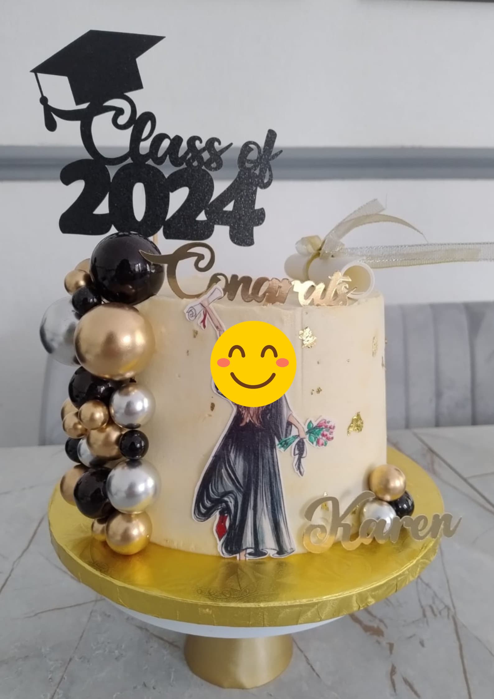 Personalized Graduation Cake Topper Bundle: Class of [year] - Etsy