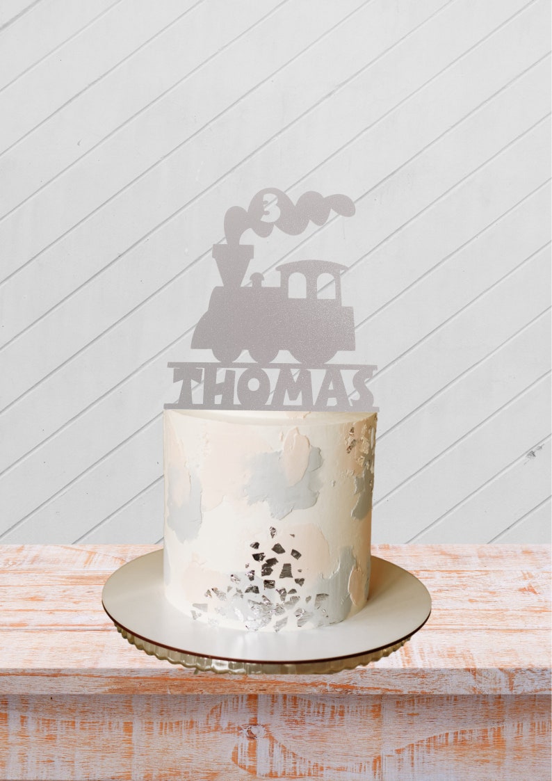 Custom Train Cake Topper Personalized Birthday Cake Topper - Etsy
