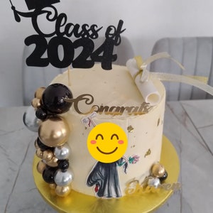 Graduation Cake Bundle Custom Name Charm Graduation Cake Decorations - Etsy