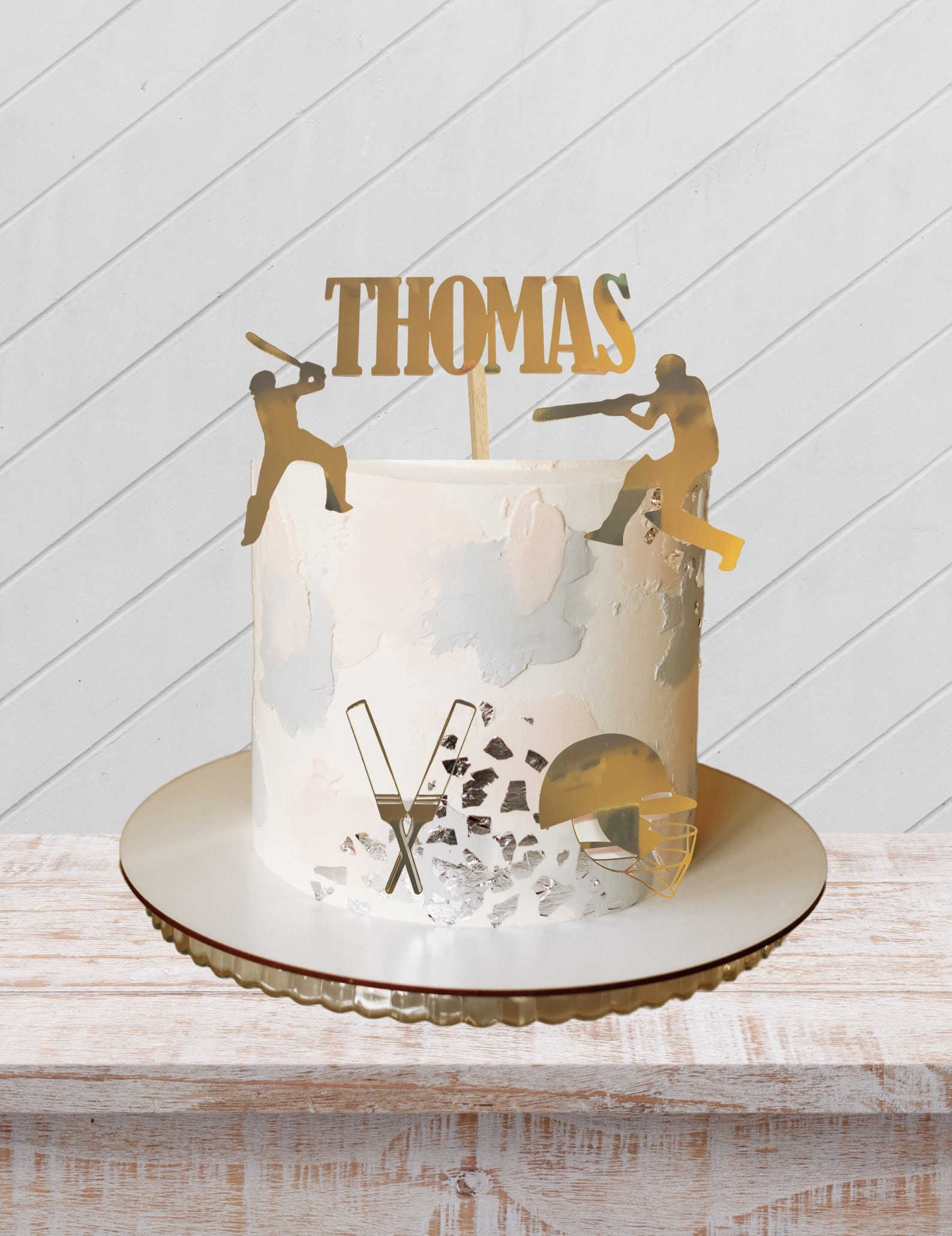 Cricket Bundle Cake Topper Personalised Cake Topper With Any - Etsy