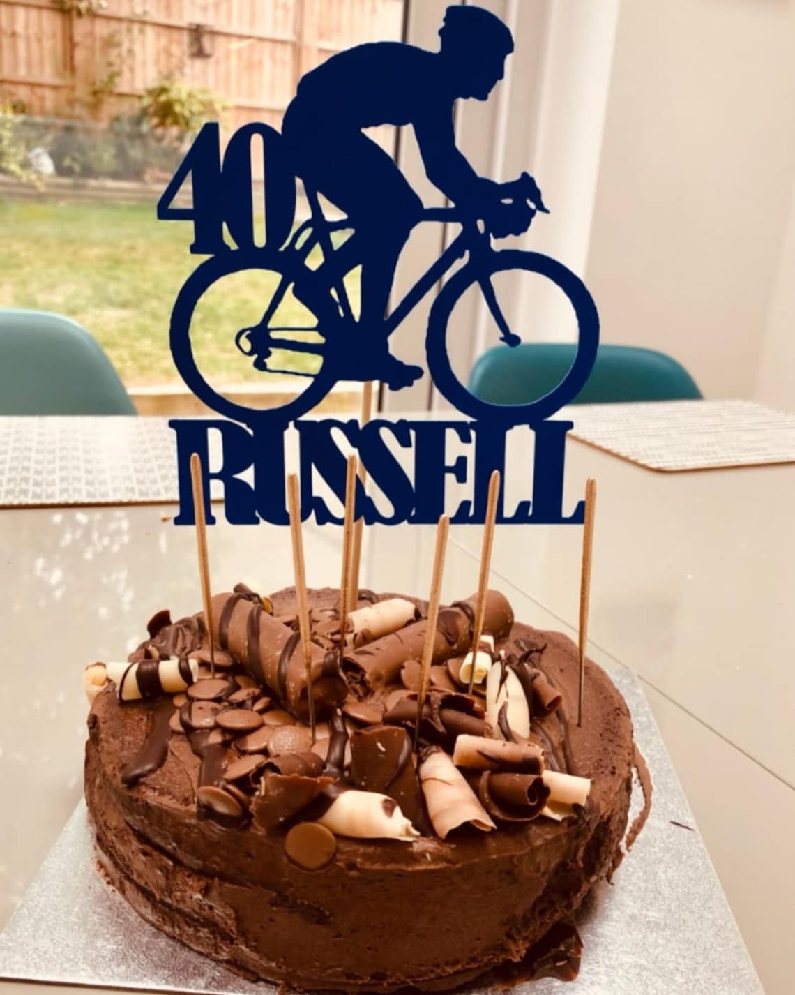 Cyclist Cake Topper Cycle Cake Topper Birthday Cake Topper - Etsy UK
