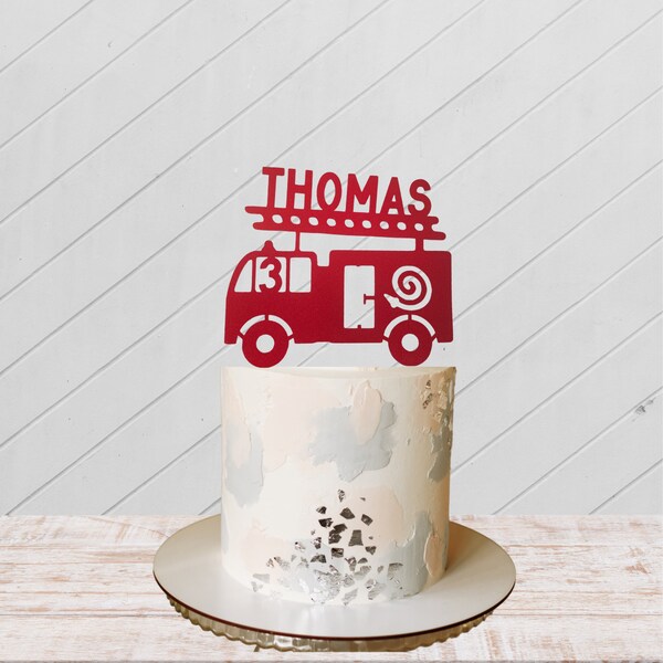 Firefighter Cake - Etsy