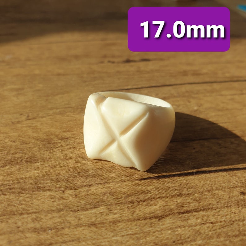 Small Size Ring Hand Crafted Bone Ring Natural Bone Ring - Etsy