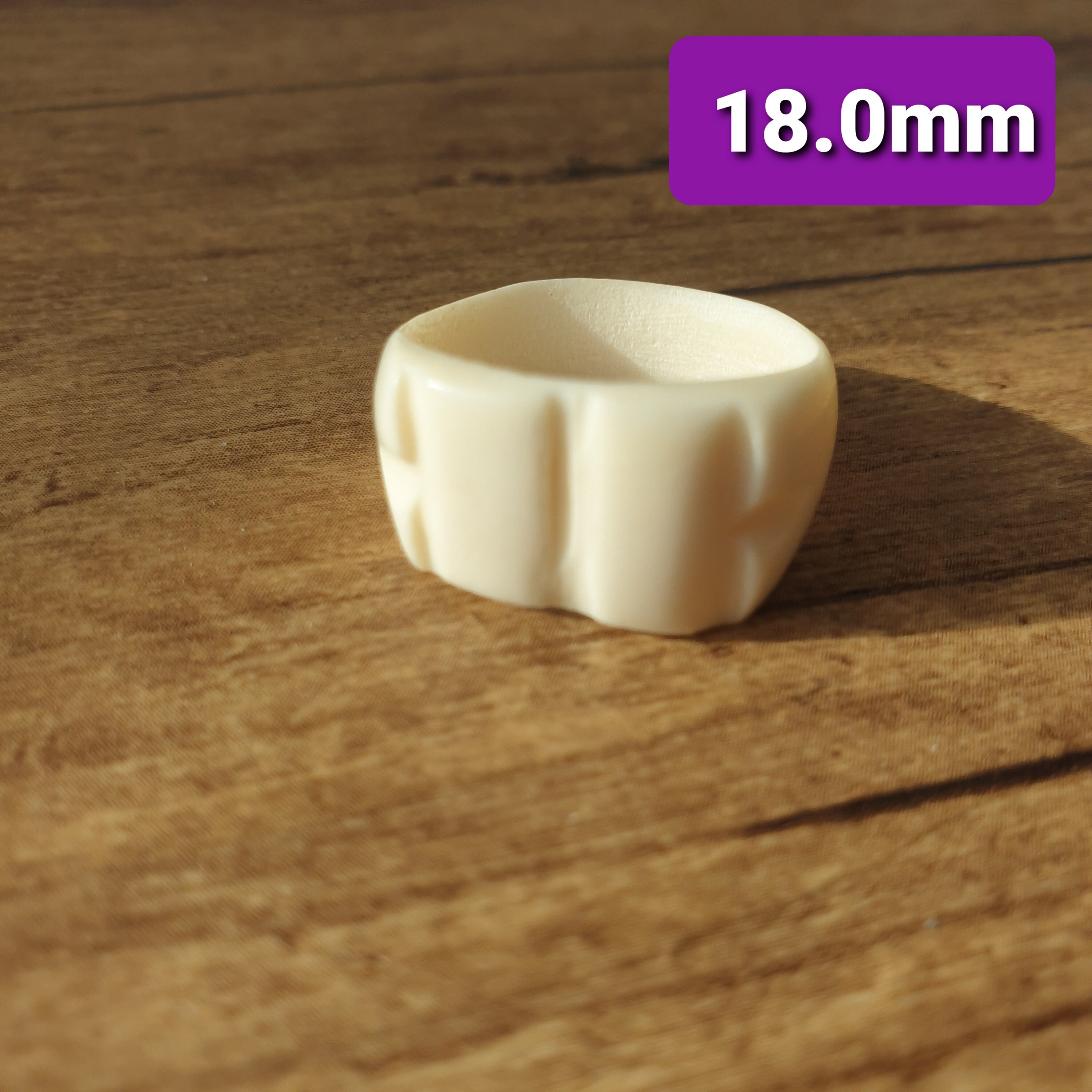 Small Size Ring Hand Crafted Bone Ring Natural Bone Ring Carved Bone ...