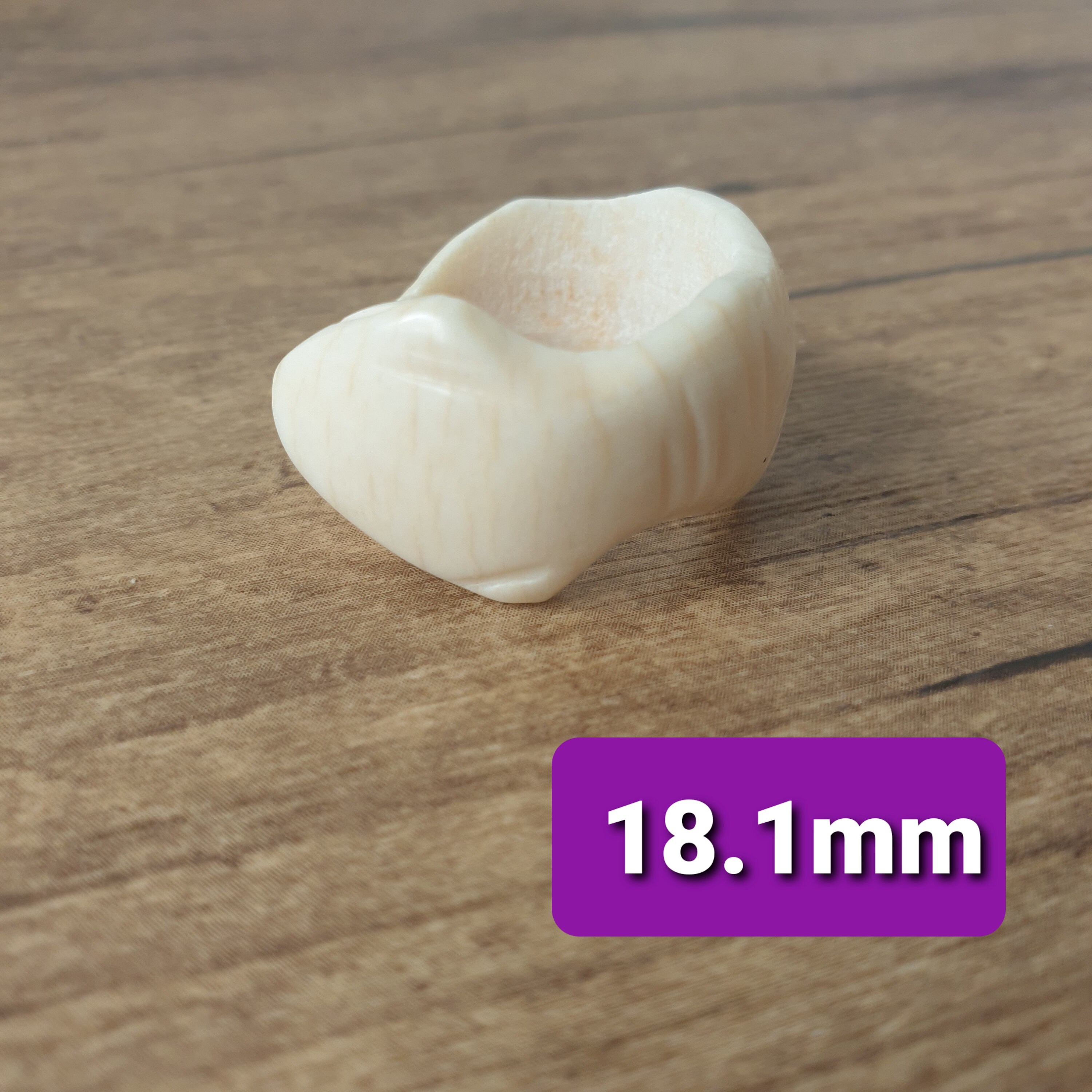 Small Size Ring Hand Crafted Bone Ring Natural Bone Ring Carved Bone ...