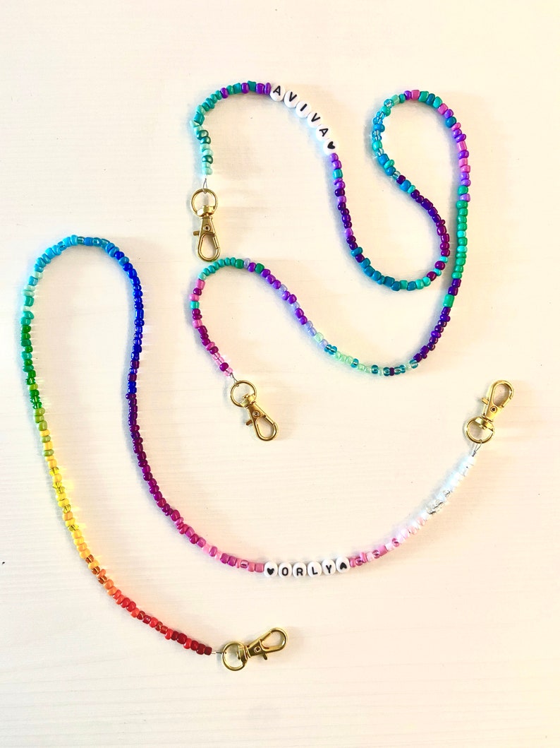 Custom Mask Lanyard Chain for Kids and Adults Personalized | Etsy