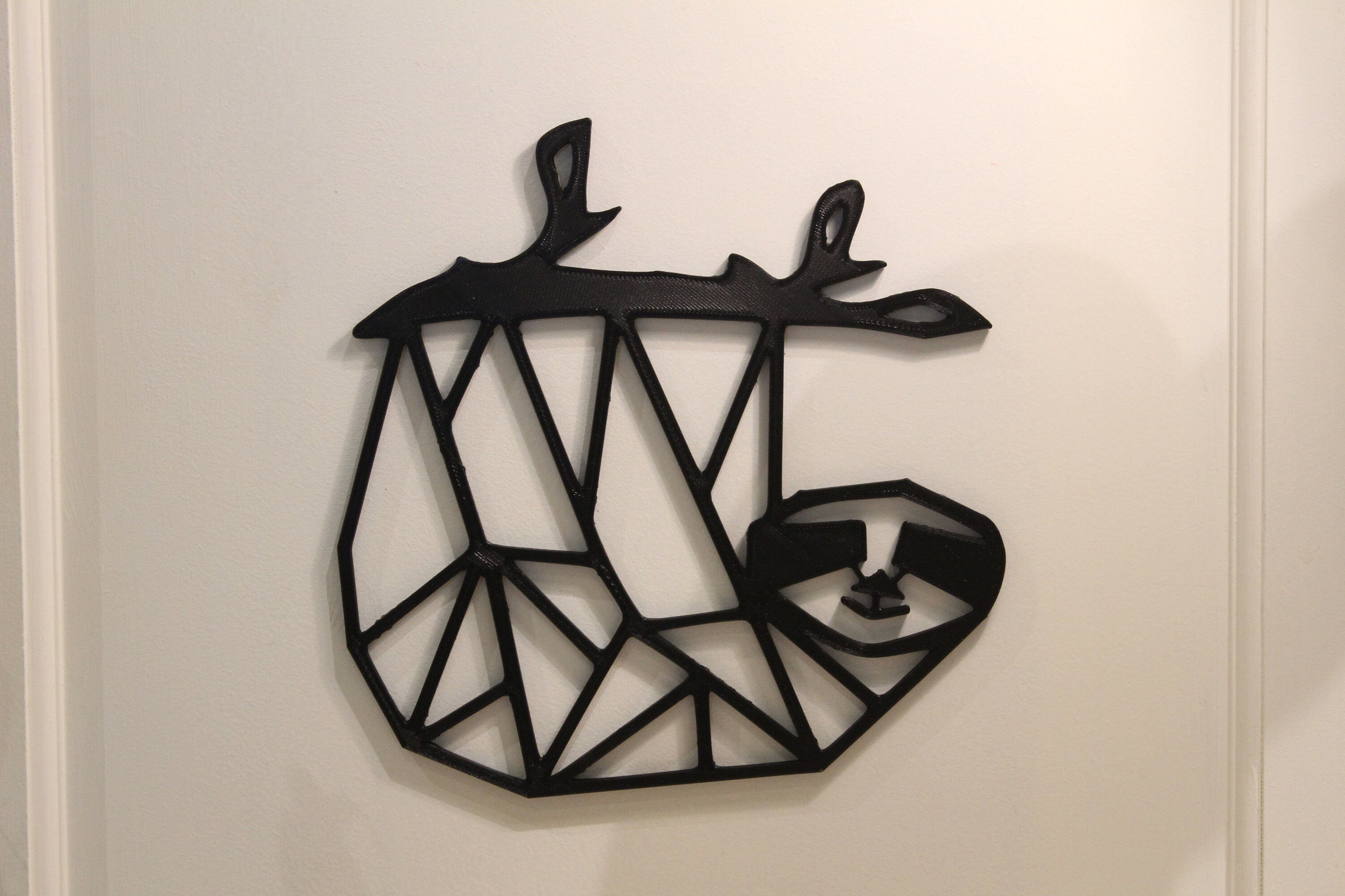 Geometric Sloth Wall Art Decoration Animal Colour - Etsy UK