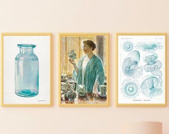 Turquoise Color Poster - Etsy