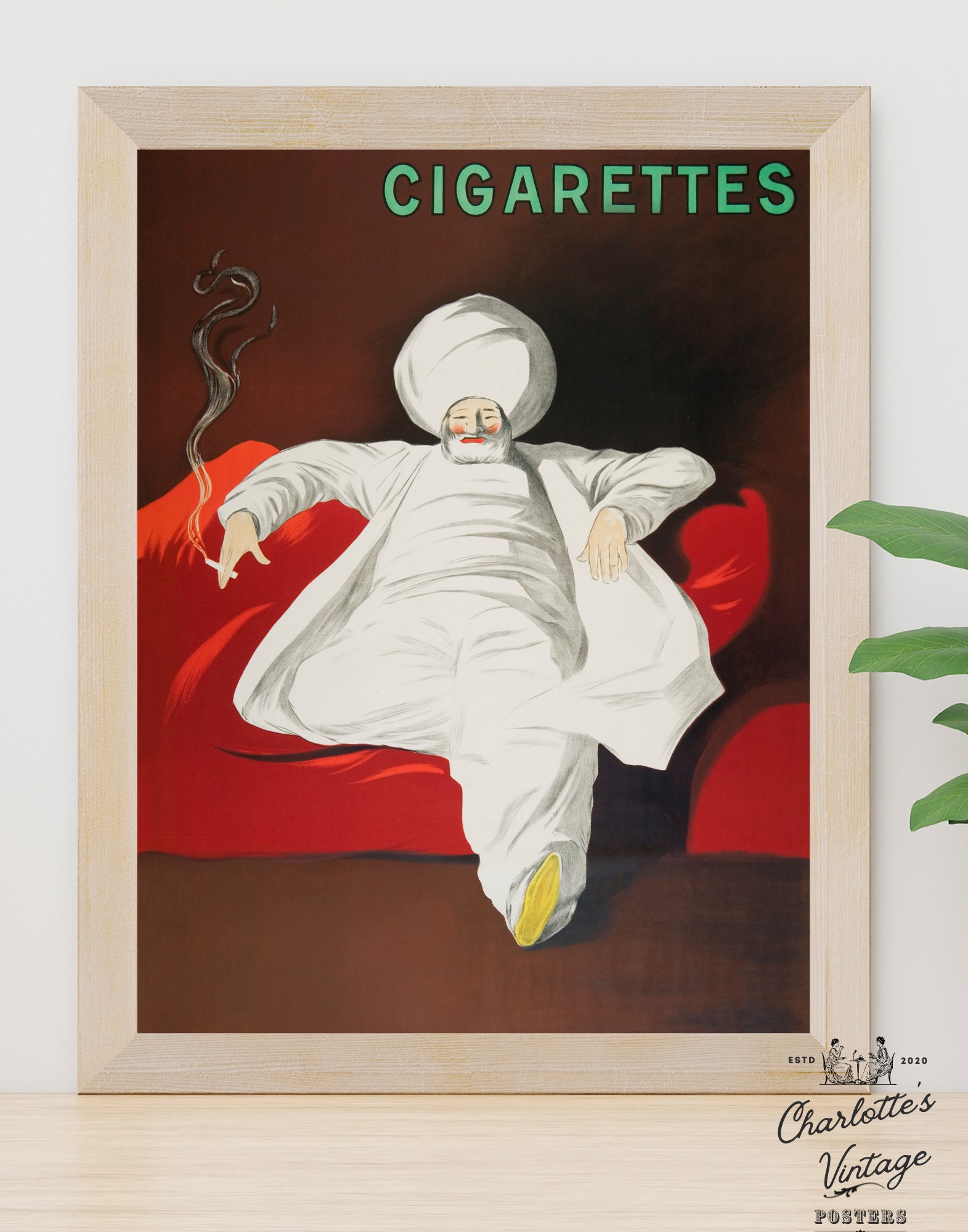 Vintage Cigarette Poster Cigarettes Poster 1912 Poster - Etsy