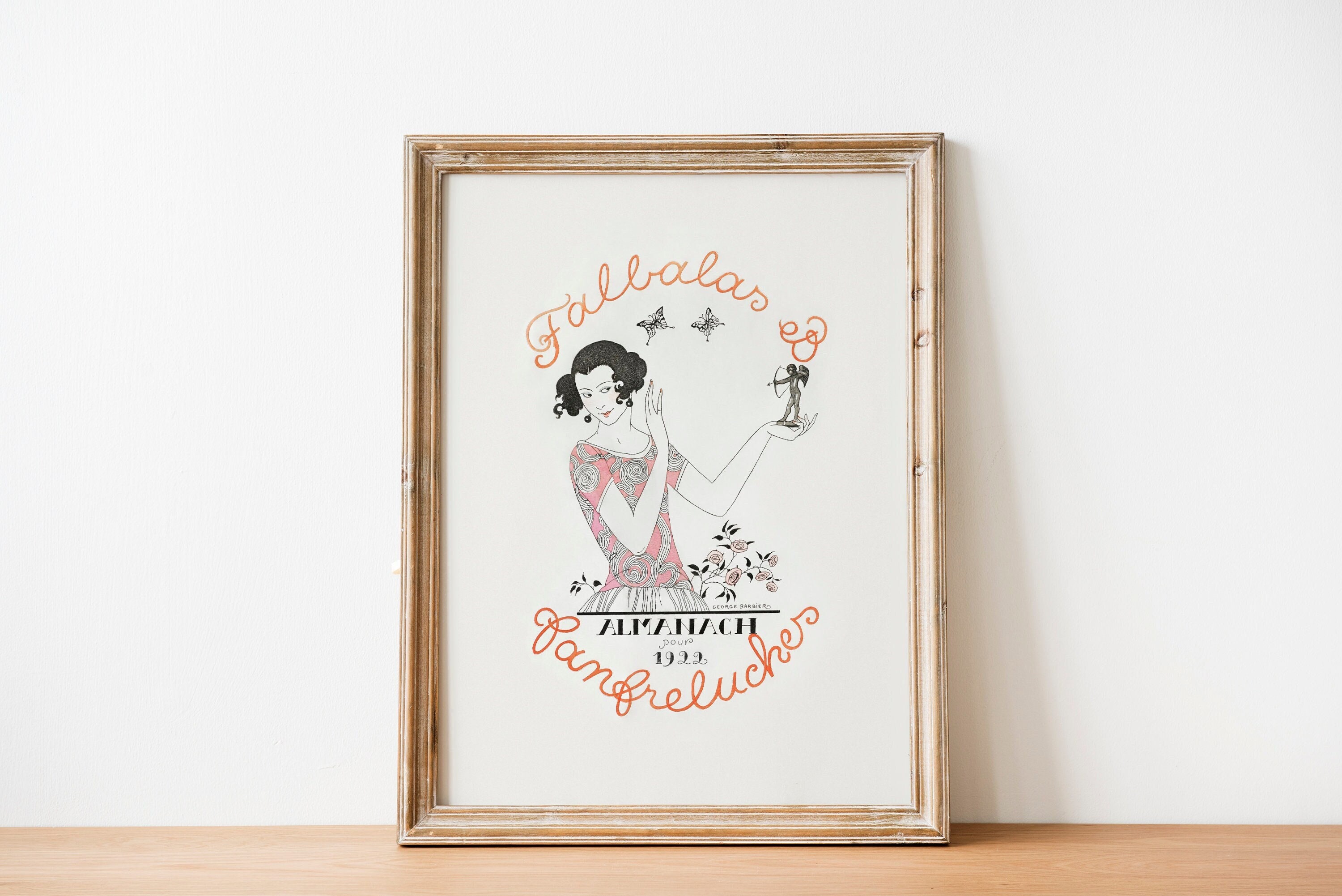 Vintage French Poster French Cupid Poster Retro French Art Vintage ...