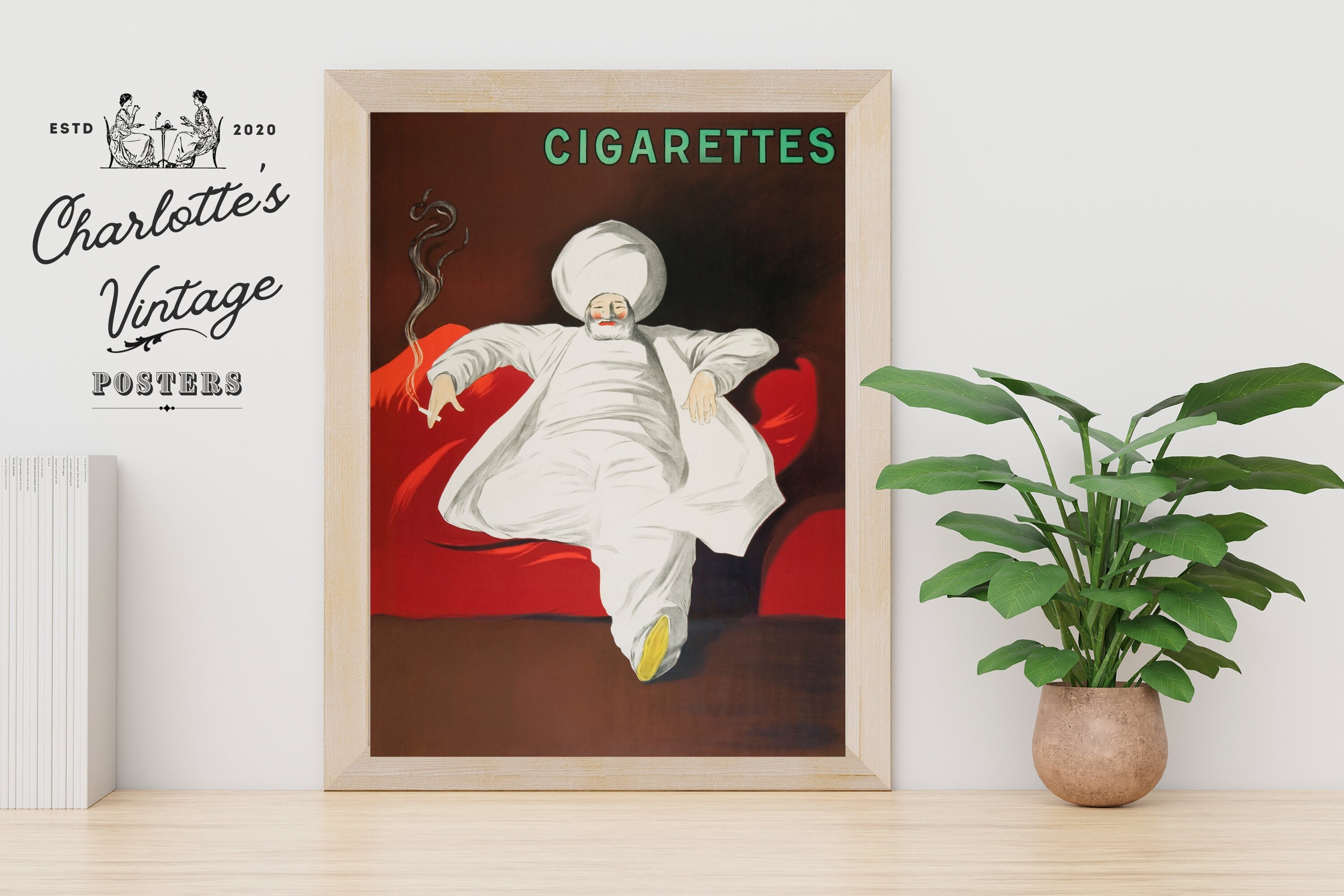 Vintage Cigarette Poster Cigarettes Poster 1912 Poster - Etsy