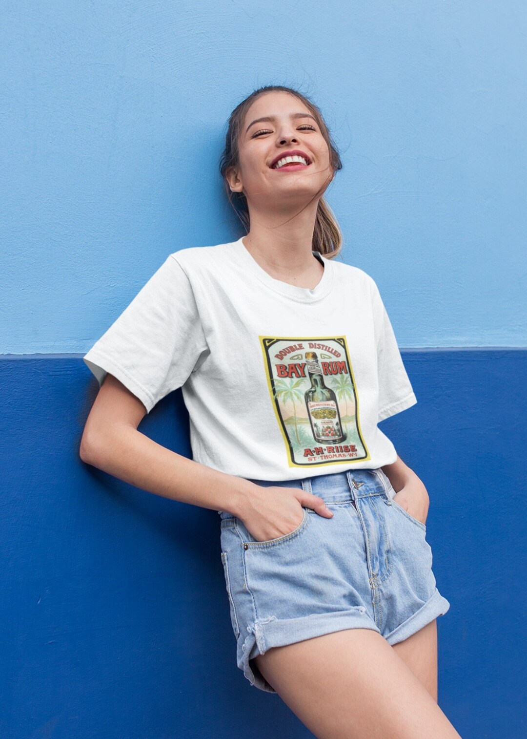 Vintage Bay Rum T-shirt Jamaica Rum T-shirt Vintage Liquor Shirt ...