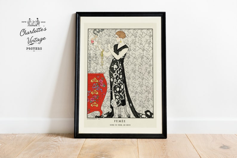 Retro French Poster Vintage French Art French Wall Decor - Etsy