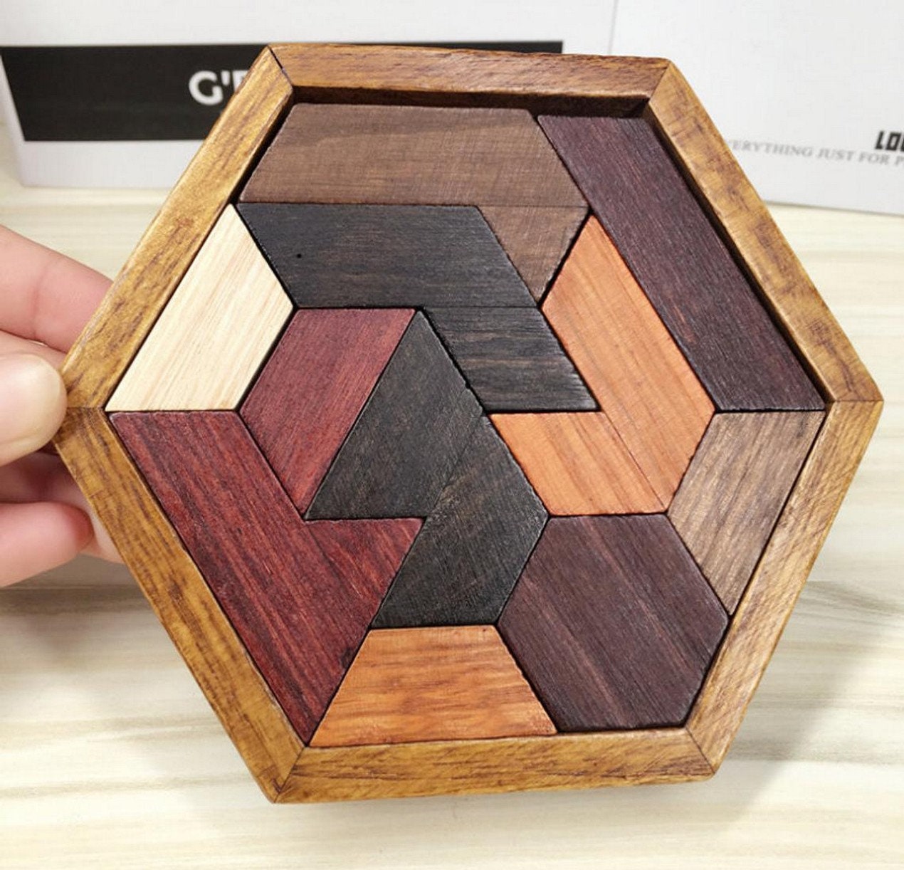 Handmade Puzzle Game Wooden Handmade Game Wooden Board Game | Etsy