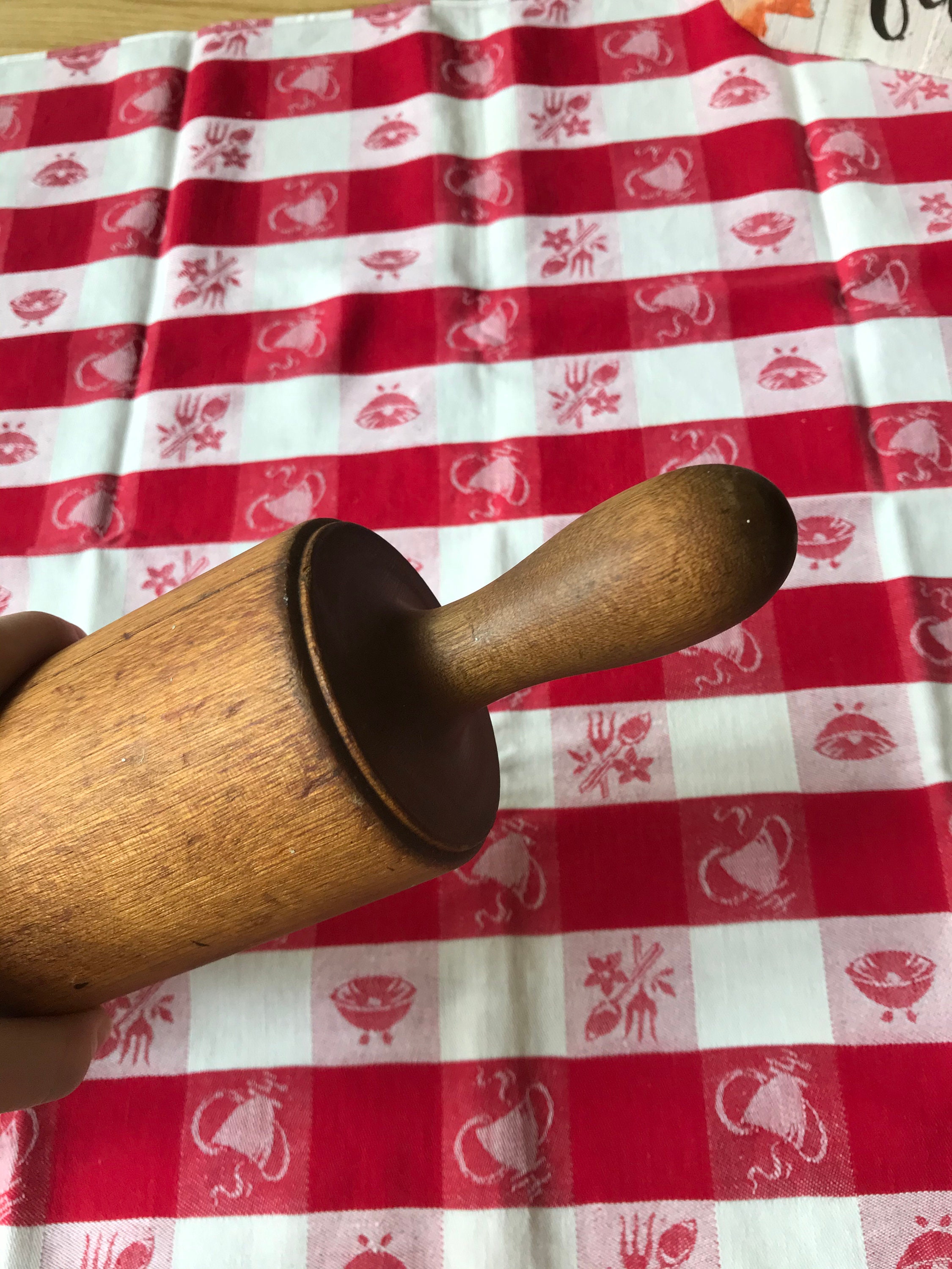 Beautiful Vintage Mid Century Solid Wood Bakers Rolling Pin / - Etsy
