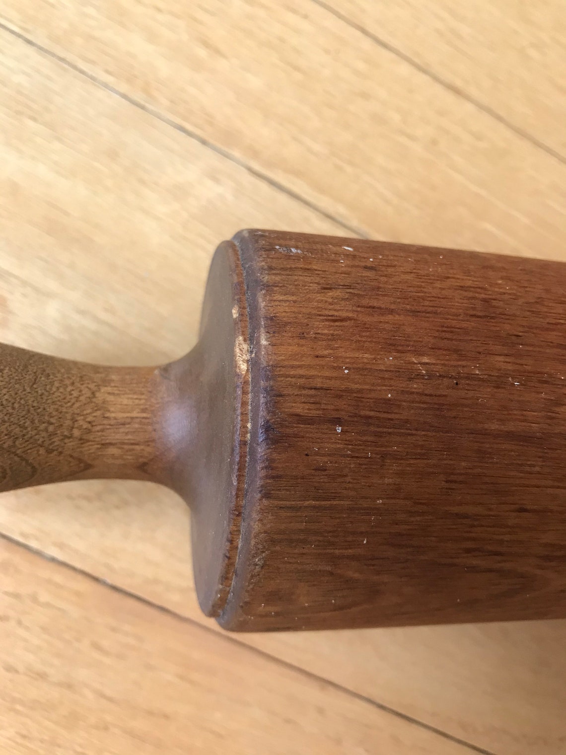 Beautiful Vintage Mid Century Solid Wood Bakers Rolling Pin / | Etsy