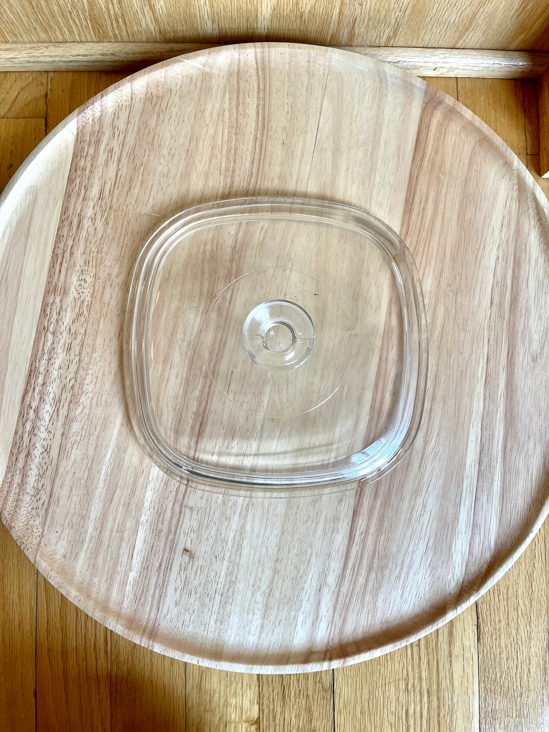 Vintage Clear Glass Pyrex Square Replacement Lid A 9 C Stamped 11 - Etsy