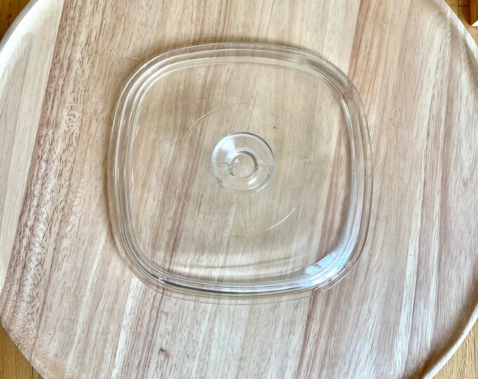 Vintage Clear Glass Pyrex Square Replacement Lid A 9 C Stamped 11 - Etsy