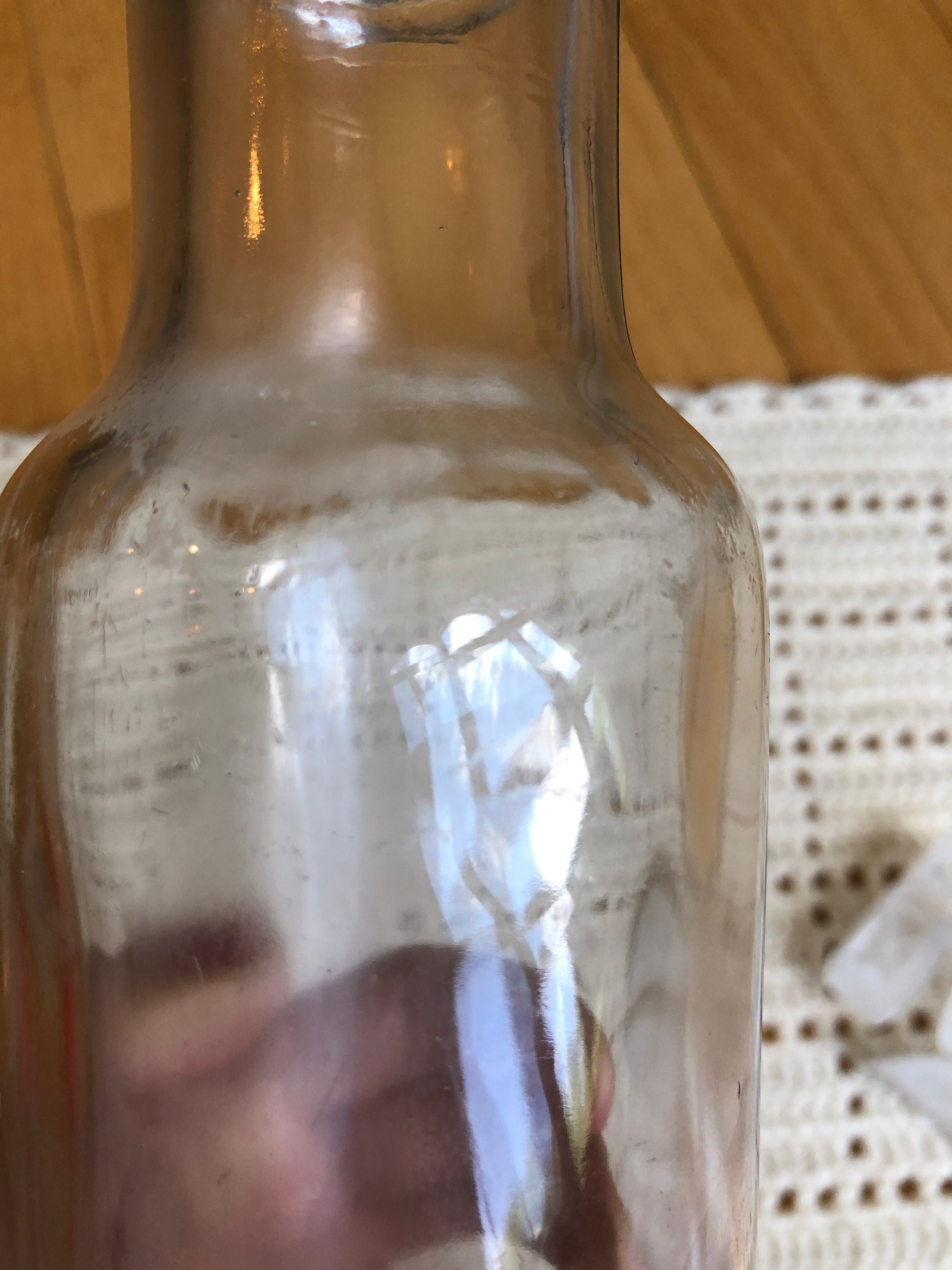 Antique Glass Fillable Rolling Pin With Tin Black Lid - Etsy