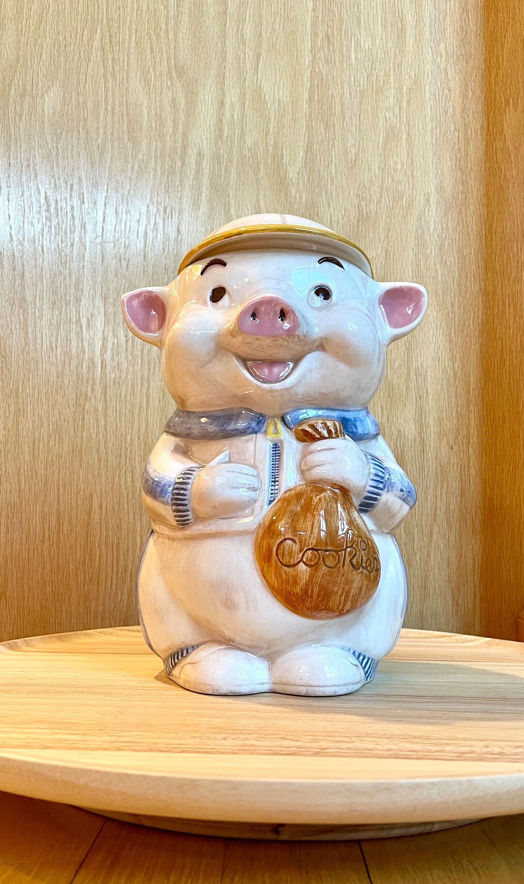 Vintage 1940s Enesco Lorraine Elam Smiling Pig Ceramic/pottery Cookie ...
