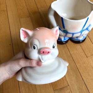 Vintage 1940s Enesco Lorraine Elam Smiling Pig Ceramic/pottery Cookie ...