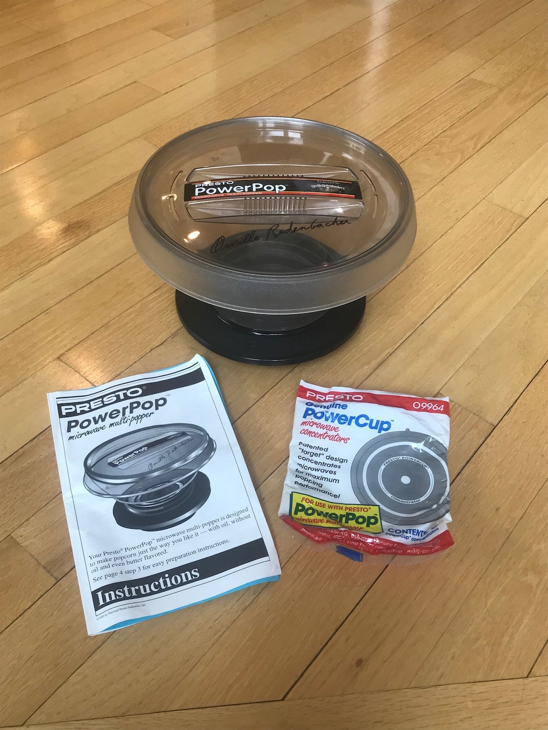 Vintage 1980s / 1990s Plastic Power Pop Orville Microwave Popcorn Bowl ...