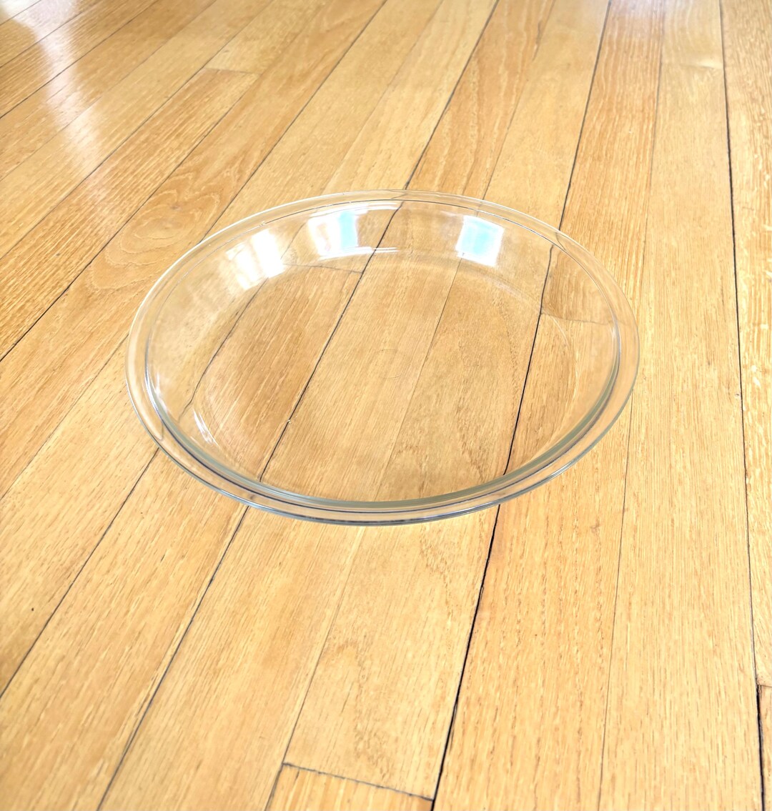 Vintage PYREX #210 Round 10 Inch Pie Plate Baking Dish Clear GLASS - Etsy