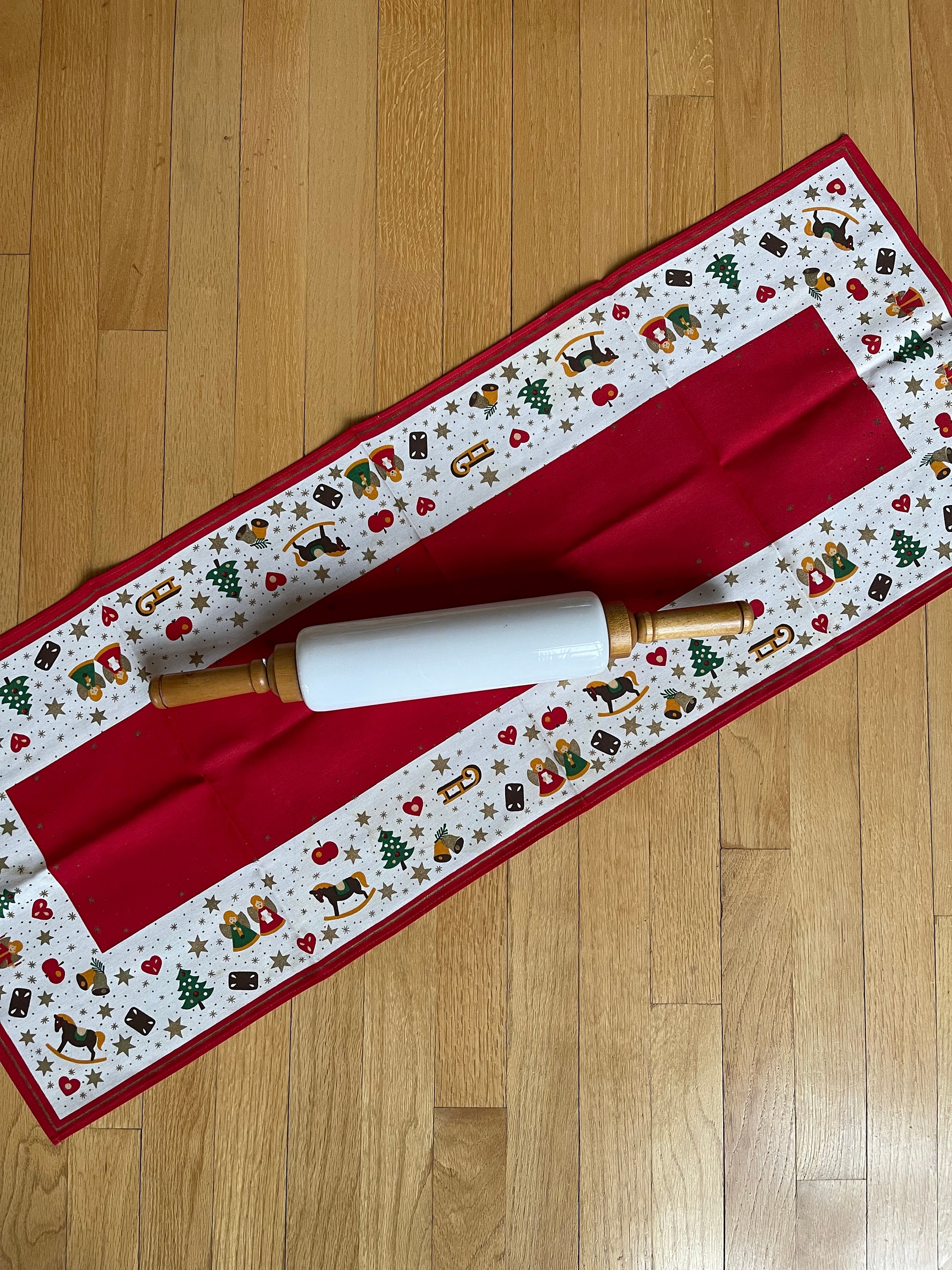 Antique 1920s Imperial White Milk Glass Rolling Pin With - Etsy