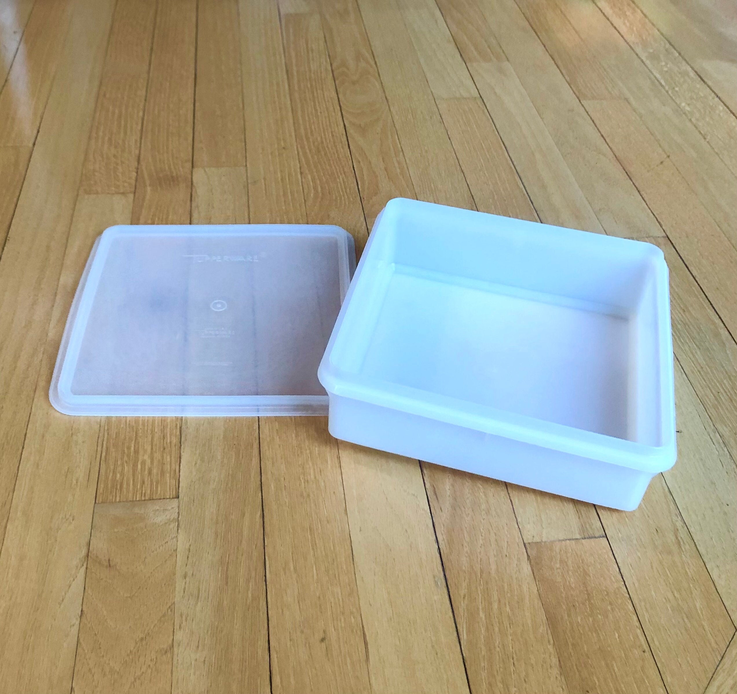 Vintage 1960s / 60s Midcentury Modern Tupperware Square Storage ...