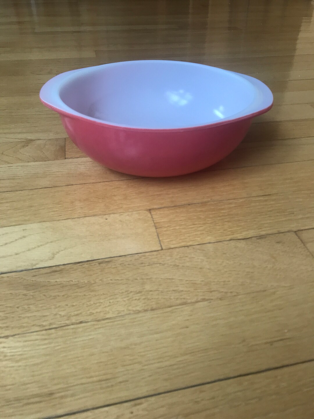 Pretty Vintage Pyrex Ovenware 024 2QT Coral Red / Orange Mixing Bowl ...