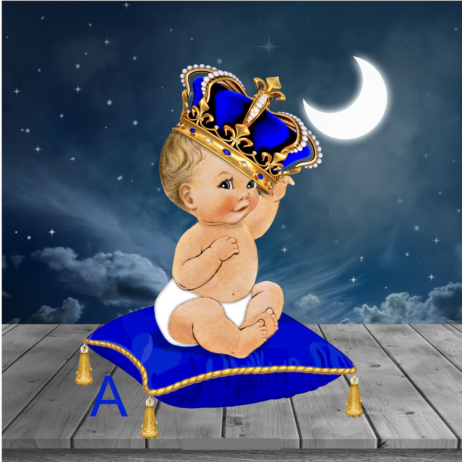 Royal Prince Centerpiece – Baby Shower Table Decor - Etsy