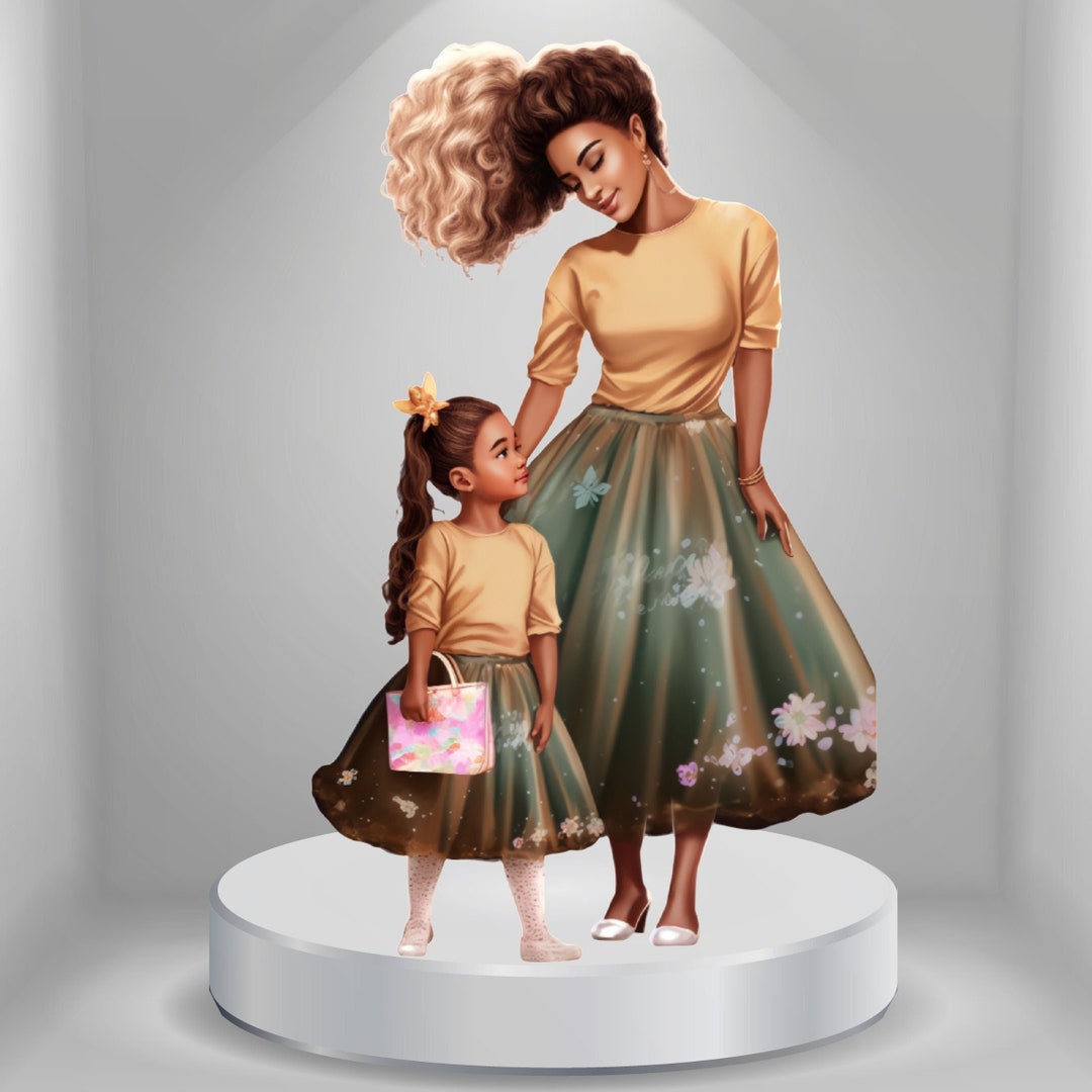 Mommy & Daughter Table Centerpiece - Mother's Day Party Decor - Etsy