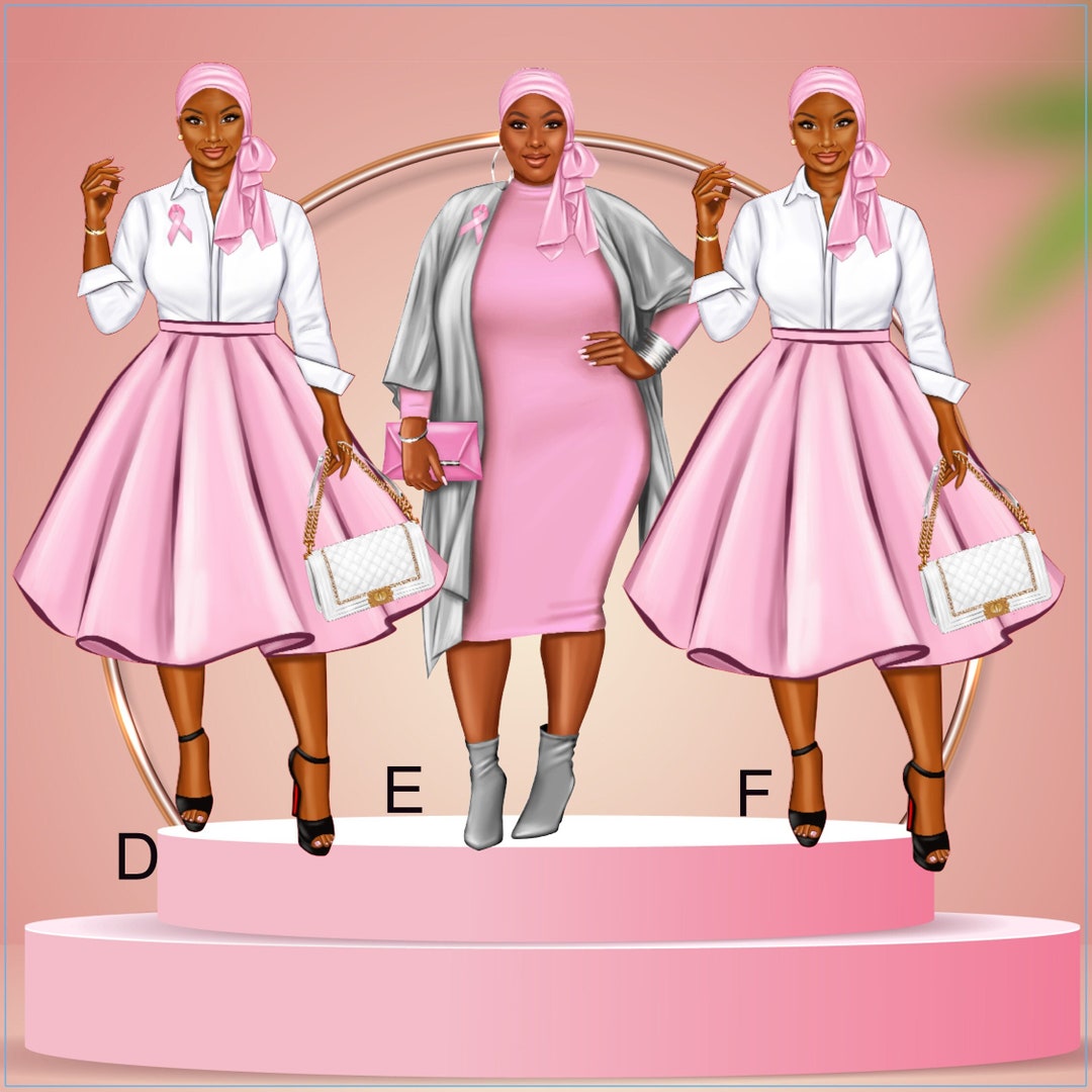 Cancer Centerpiece - Pink Sorority - Table Decor - Cutouts - Woman ...