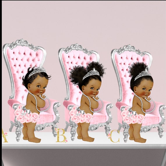 Set Of Three Royal Baby Centerpieces Party Decor Birthday | Etsy