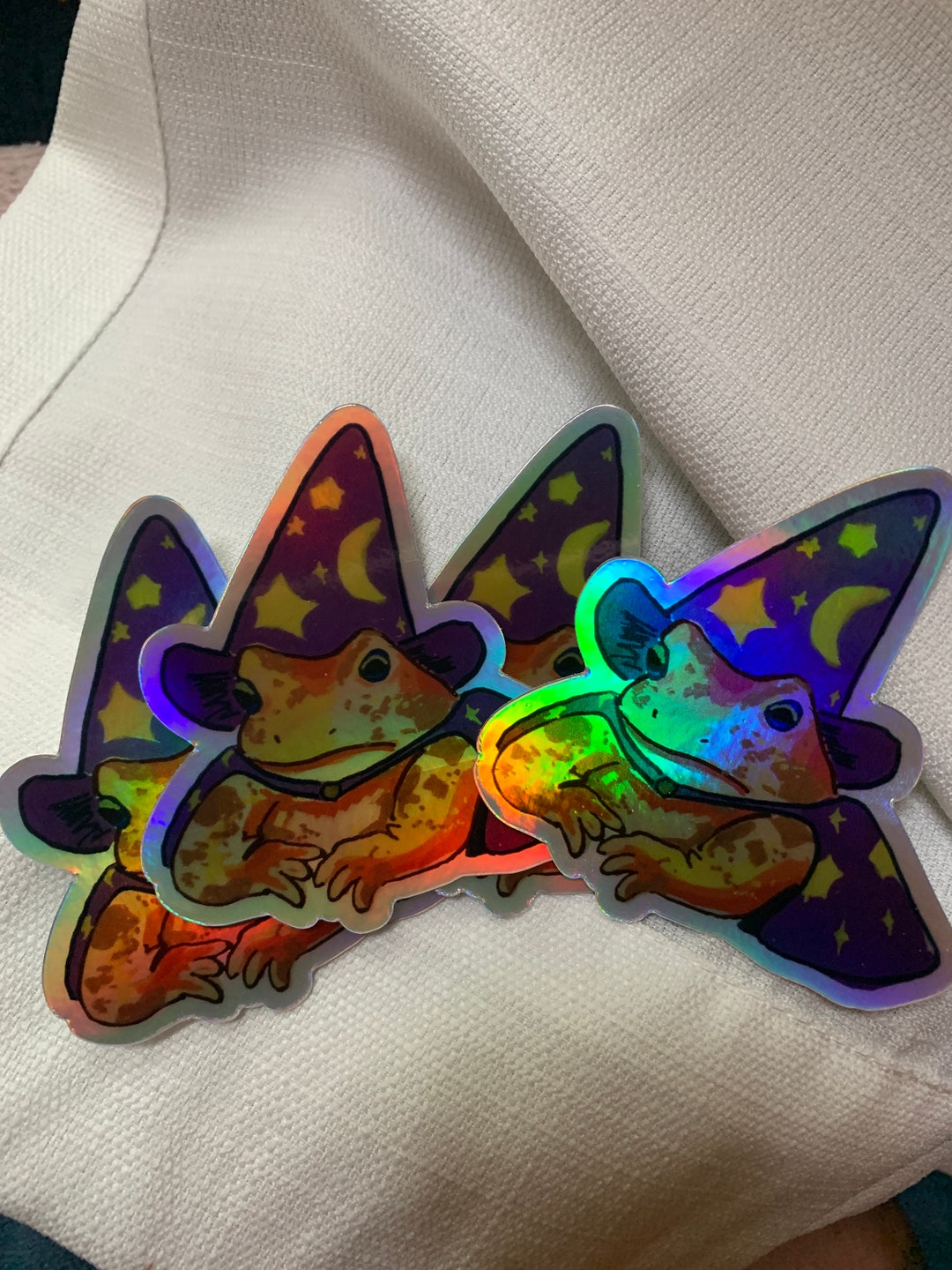 Wizard Frog Stickers - Etsy
