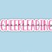 Cheerleading Sticker, Waterproof, Aesthetic, Sports, Cursive, Sticker ...