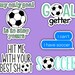 Soccer Sticker Pack My Only Goal is to Stop Yours I - Etsy