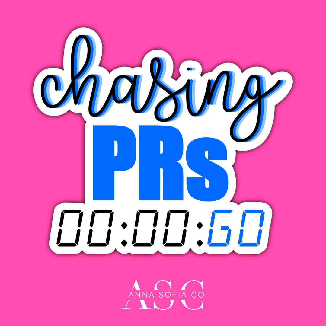 Blue Chasing Prs Track Sticker - Etsy