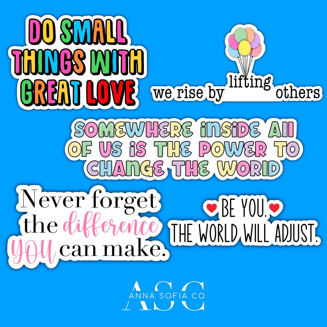 Empowering Sticker Pack | 100% of the Proceeds Will Be Donated to ...