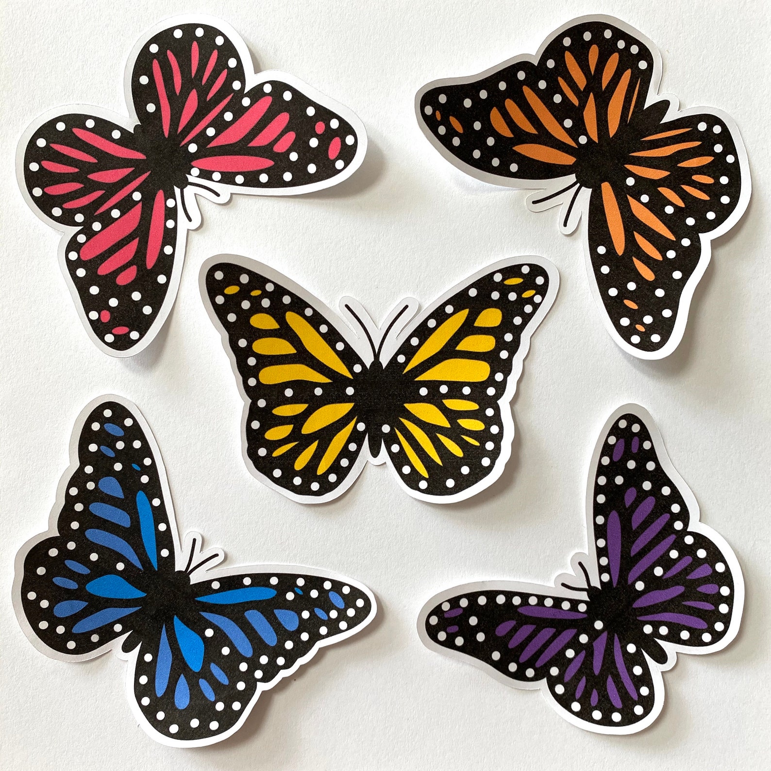 Butterfly Sticker Collection Butterfly Sticker Pack | Etsy