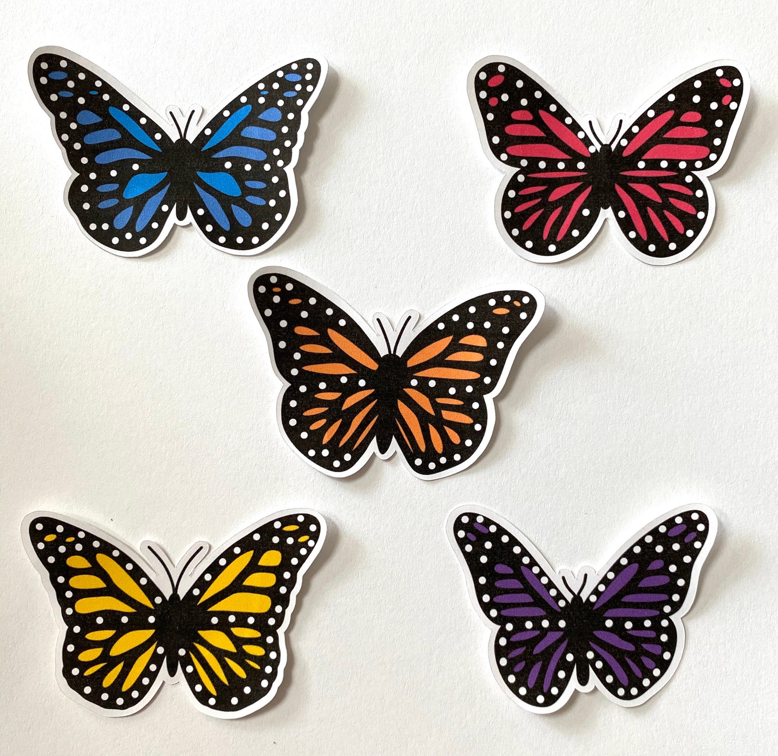 Butterfly Sticker Collection Butterfly Sticker Pack | Etsy