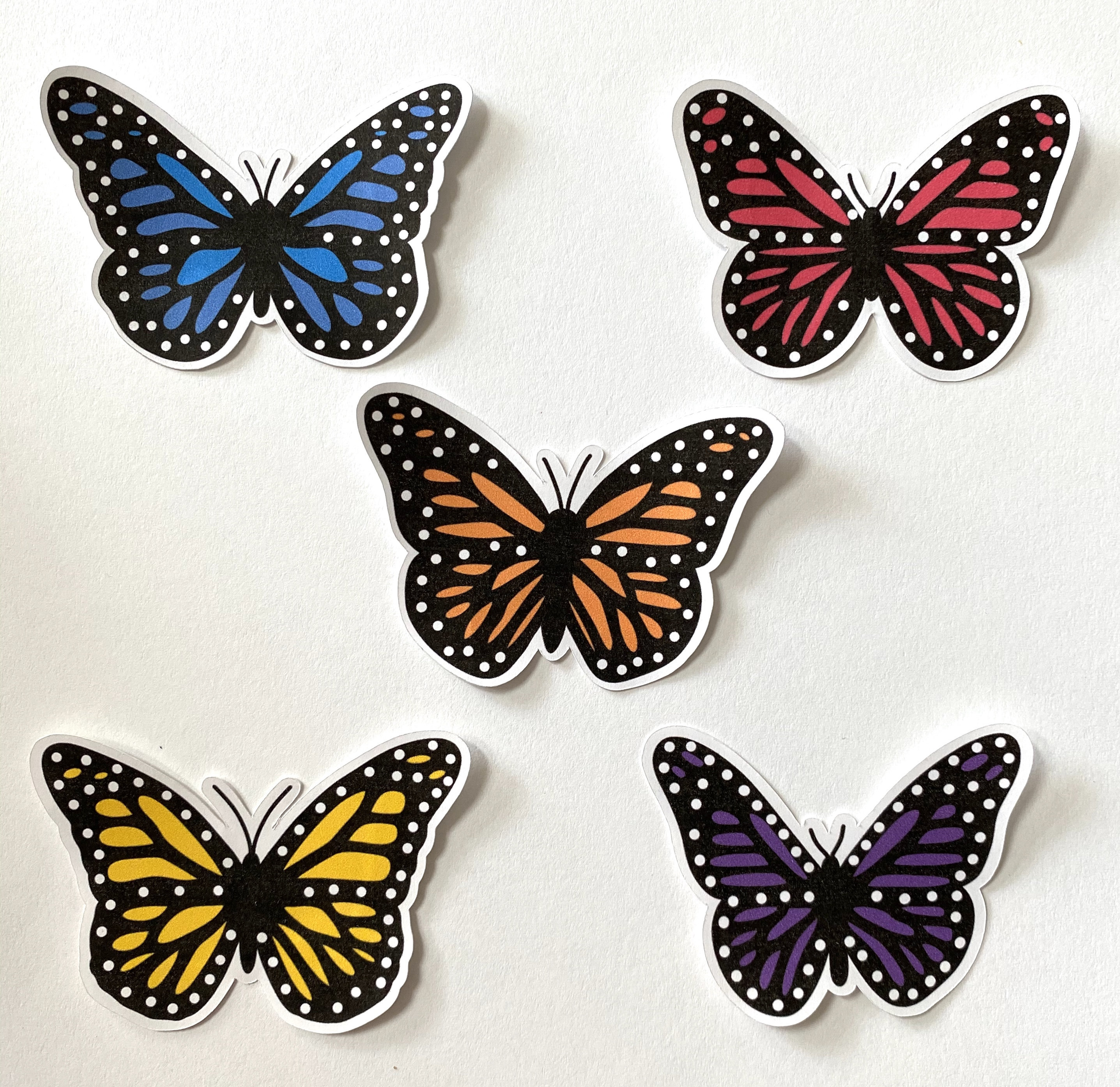 Butterfly Sticker Collection Butterfly Sticker Pack | Etsy