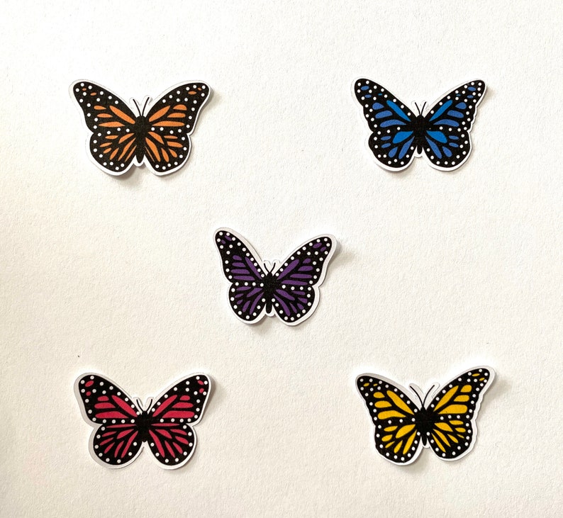Butterfly Sticker Collection Butterfly Sticker Pack - Etsy