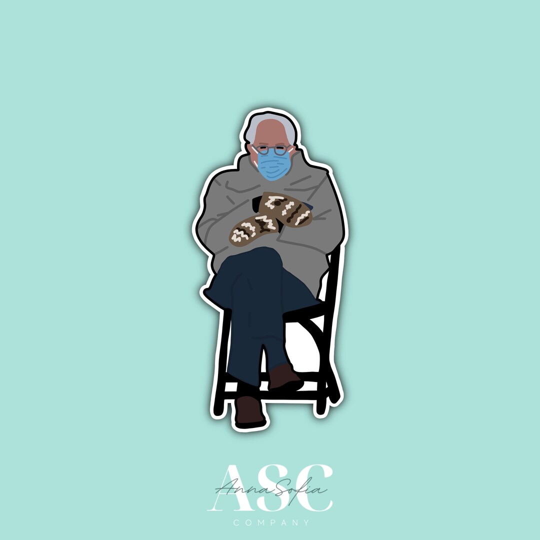 Bernie Sanders Inauguration Meme Sticker - Etsy