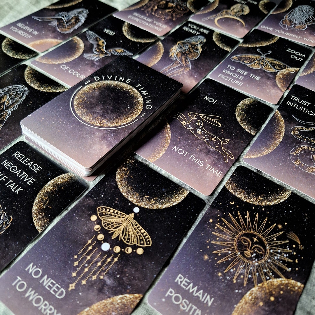 DIVINE TIMING Oracle Cards | Decision Making | Fortune Telling | 55 ...