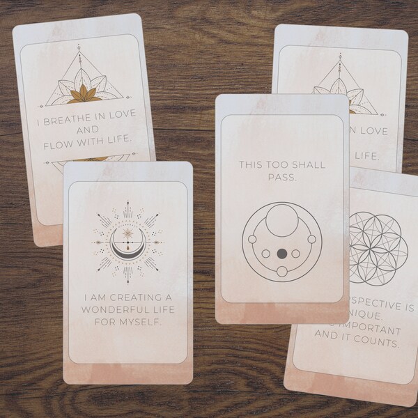 Meditation Cards - Etsy