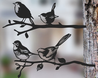 Metal Bird Tree Art - Etsy