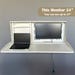 Foldable Wall Mounted Desk With Monitor Mount | Metal Murphy Desk ...